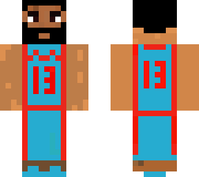 James Harden (red and blue) | Minecraft Skin