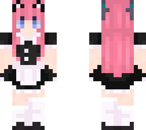 nino nakano maid skin :weary: | Minecraft Skin