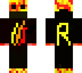 Preston fire merch :D | Minecraft Skin