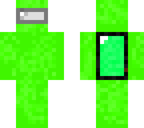 among us green cyan color | Minecraft Skin