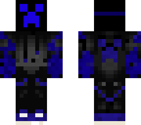 blue gamer creeper | Minecraft Skin