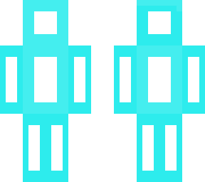 blue outline | Minecraft Skin