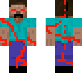 Evil Bloody Steve | Minecraft Skin