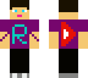 LETTER "R" BY GAMERSON | Minecraft Skin