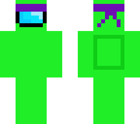 LIME CREWMATE | Minecraft Skin