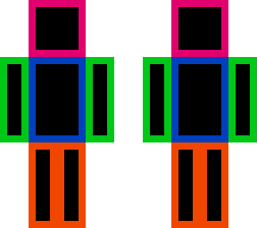 Neon Steve | Minecraft Skin