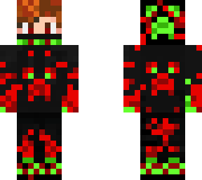 Red crepper man | Minecraft Skin