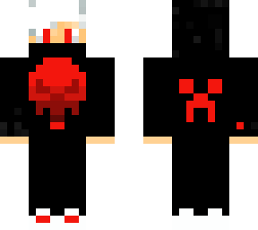 red skull gamer | Minecraft Skin