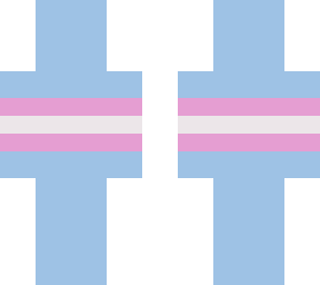 Transgender flag! | Minecraft Skin