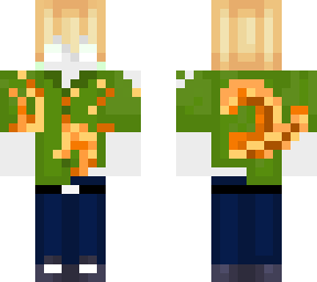 Tubbo Ghost skin [lava] | Minecraft Skin
