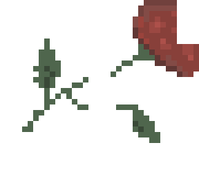 A Rose 4 u ~Pixel Art | Minecraft Skin