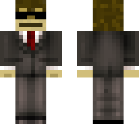 Agent monkey met zwembroek eronder | Minecraft Skin