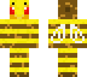 angry bee | Minecraft Skin