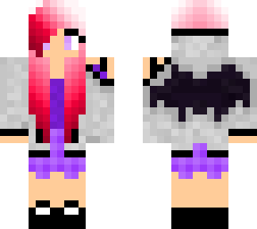 bat punk girl | Minecraft Skins
