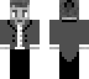 Black and White tux | Minecraft Skin