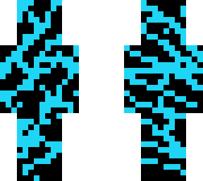 blue and black | Minecraft Skin