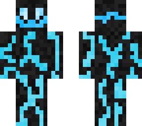 Blue Magma Monster | Minecraft Skin