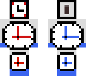 Metal Clock | Minecraft Skin