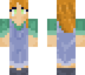 Minecraft bald lady half goat | Minecraft Skin