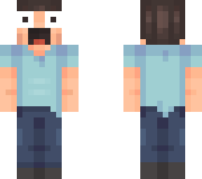 scared steve | Minecraft Skins