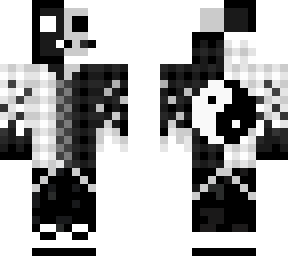 Black and White Slime | Minecraft Skin