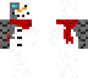 Cyborg Snowman | Minecraft Skin