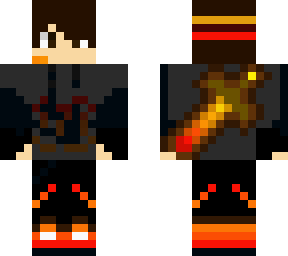 fire gamer | Minecraft Skin