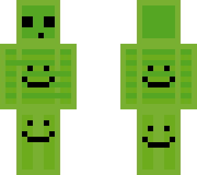 green slime SMILEY FACES ASWELL! | Minecraft Skin
