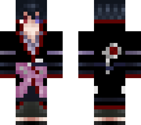 sasuke best skin akatsuki | Minecraft Skin
