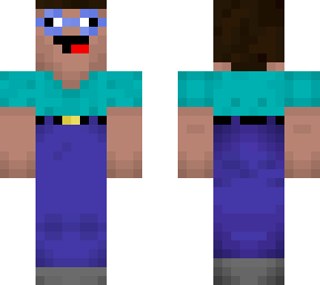 steve noob with glasses/nerd | Minecraft Skin