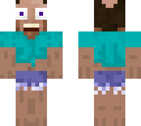 Steve sees true love while wearing booty shorts | Minecraft Skin