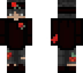 Black and Red Eboy | Minecraft Skin