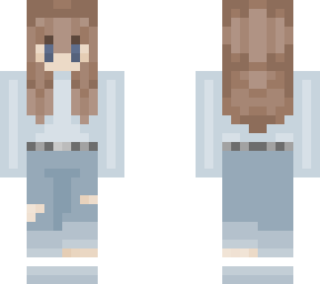 blue aesthetic | Minecraft Skin