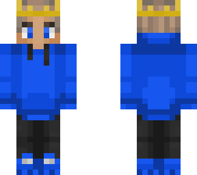 Blue king boy | Minecraft Skin