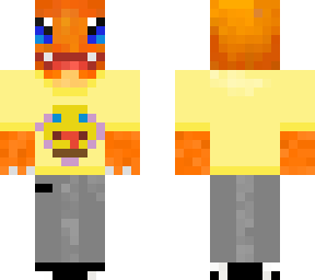 Charmander Spongebob | Minecraft Skin