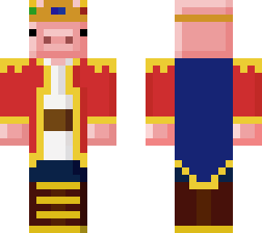 el rey cerdo | Minecraft Skin