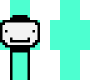 light blue and green Dream | Minecraft Skin