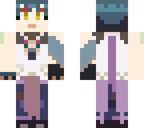 xiao genshin | Minecraft Skins