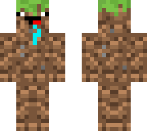 Cute derpy dirt | Minecraft Skin