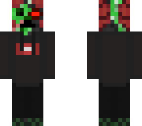 Half creeper half demon | Minecraft Skin