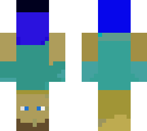 Upside Down Steve Minecraft Skins