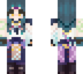 Xiao Genshin Impact Female Version | Minecraft Skin