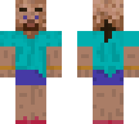 bald rat tail rolex flipflops booty shorts vacation steve | Minecraft Skin