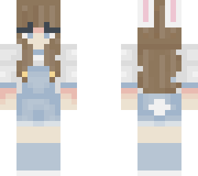 Blue Bunny Overalls | Minecraft Skin