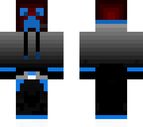 Blue creeper gamer (credit to kralhugo) | Minecraft Skin