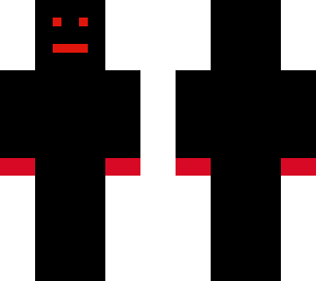 DA POG BOY black man with red face and red fist | Minecraft Skin