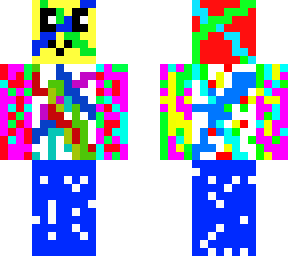 Mess of Colours | Minecraft Skin