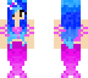 pink mermaid | Minecraft Skins
