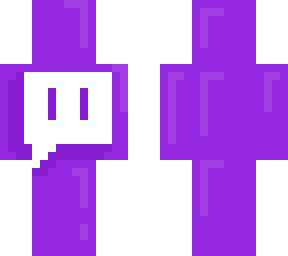 twitch logo | Minecraft Skin