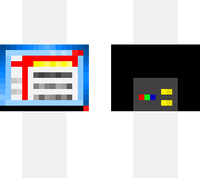 WannaCry Ransomware on LCD LED monitor | Minecraft Skin